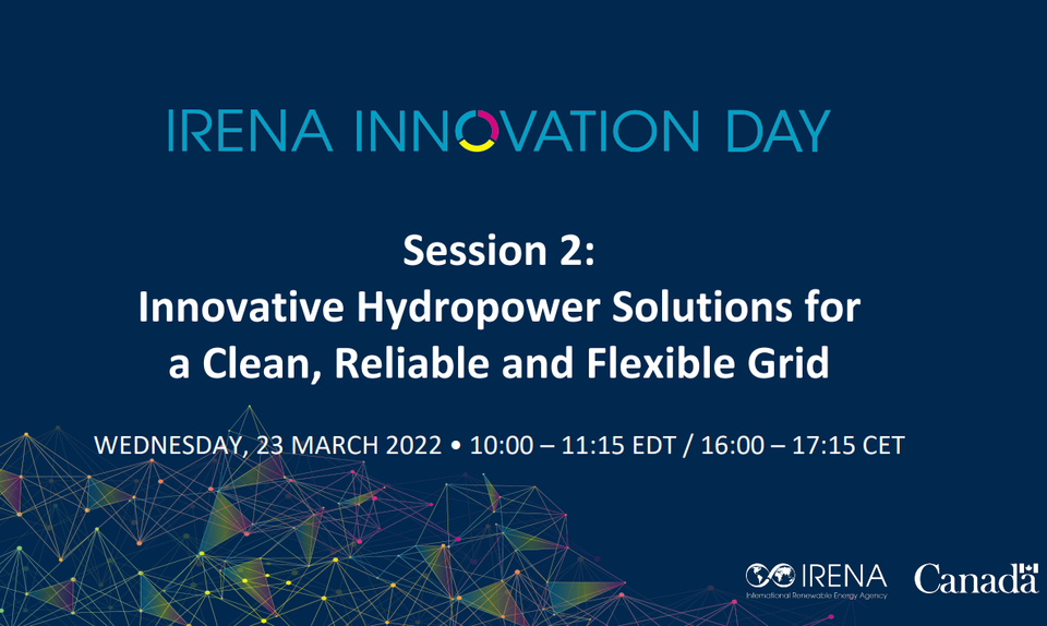 [IRENA] Session 2: Innovative Hydropower Solutions for a Clean ...