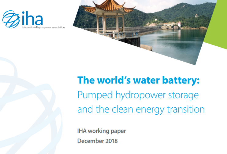 [IHA] The World's water battery: Pumped hydropower storage and the ...